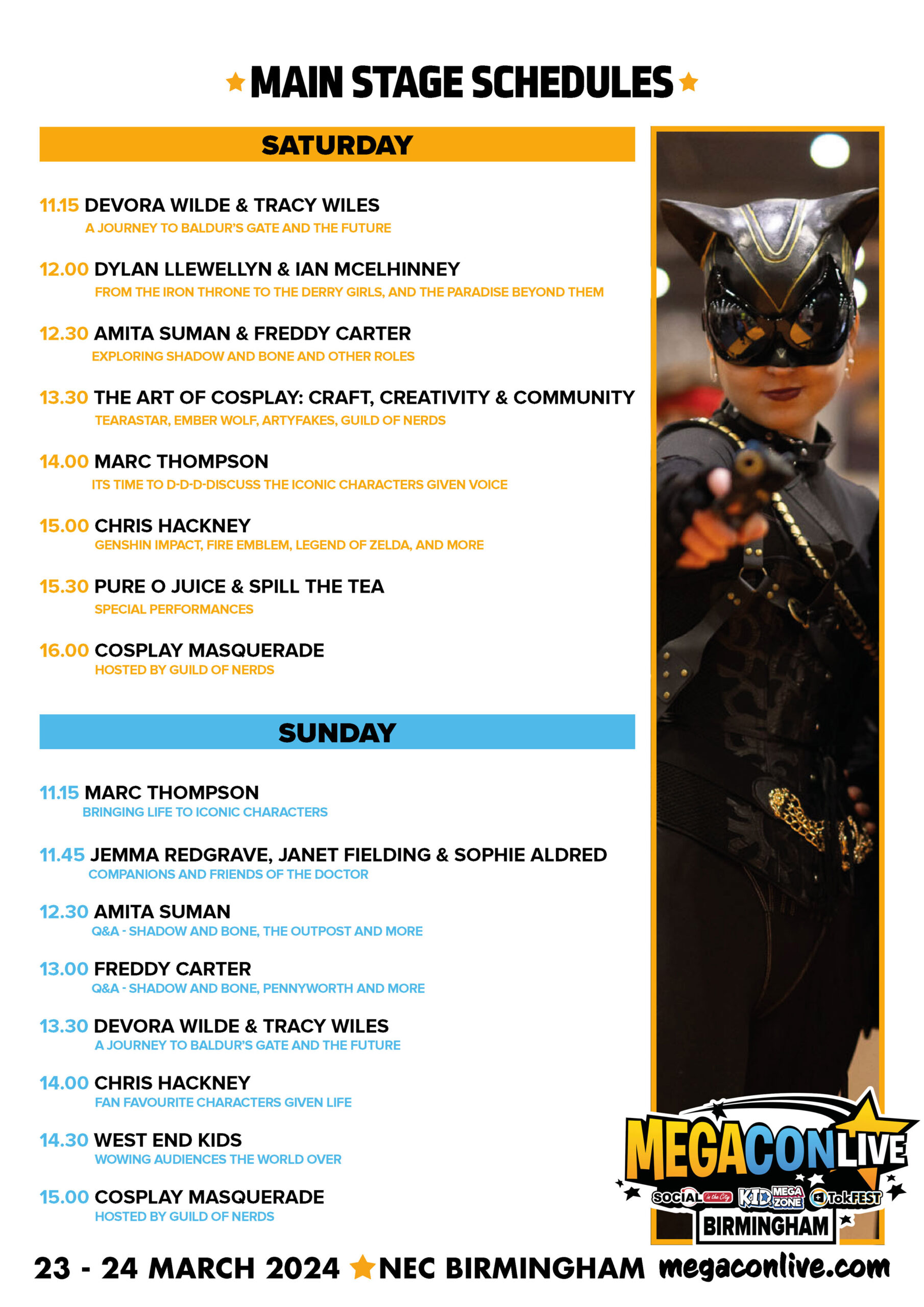 Schedule – Megacon Live
