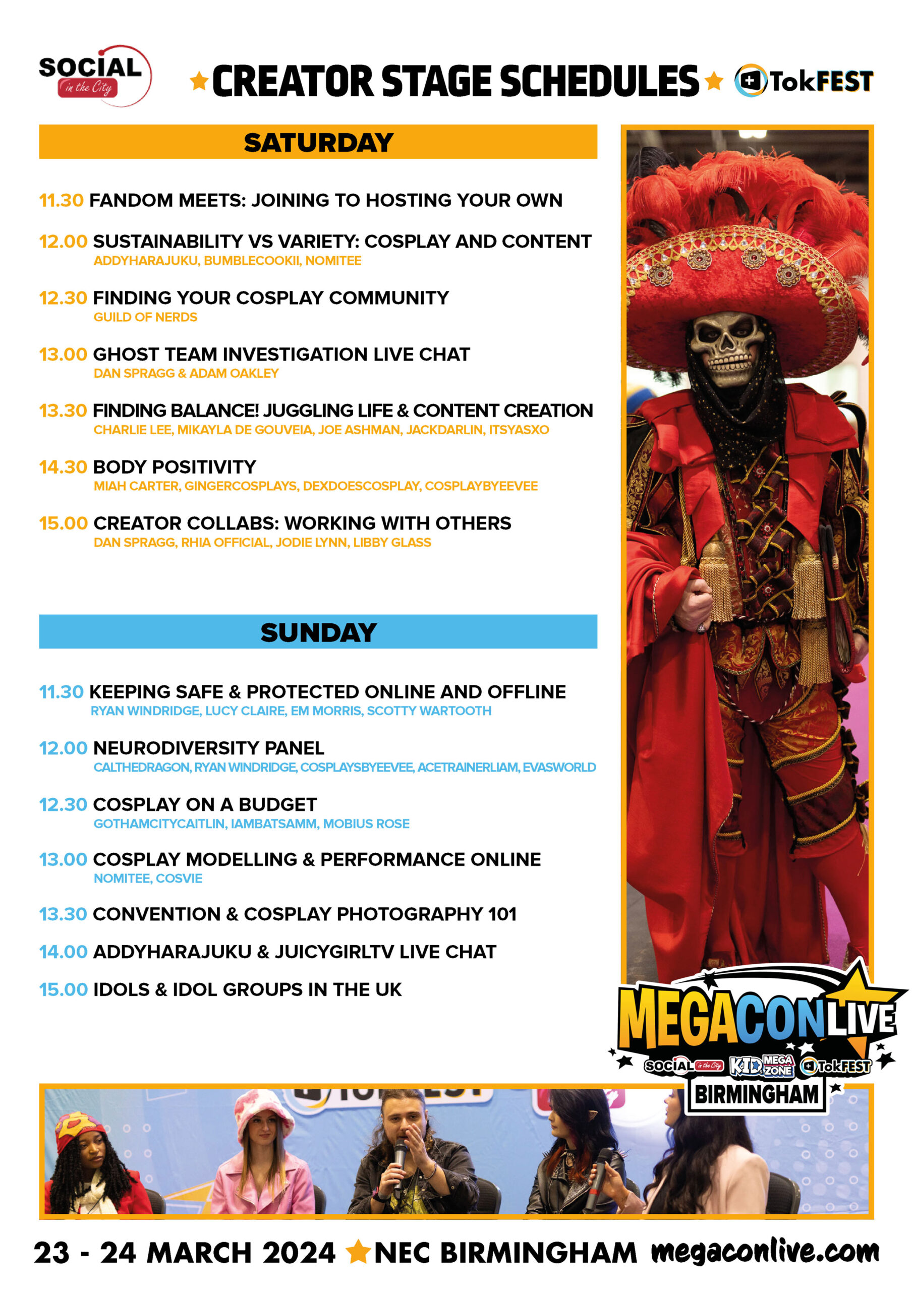 Schedule – Megacon Live