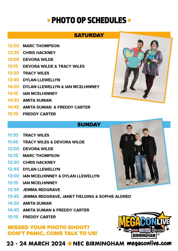 Schedule – Megacon Live