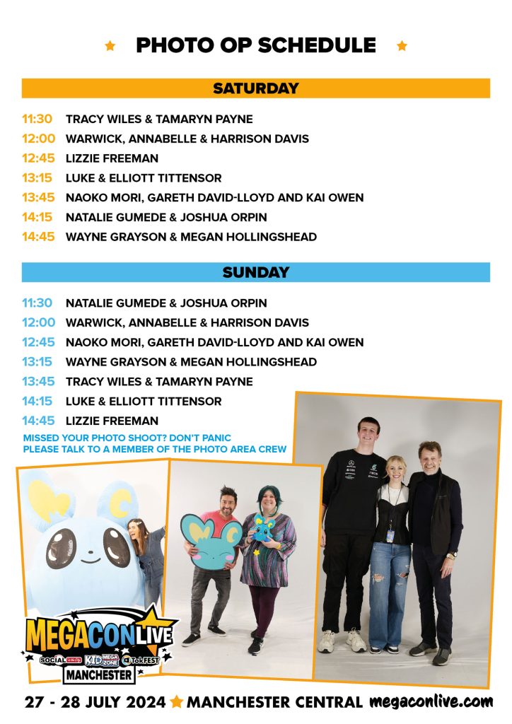 Schedule – Megacon Live