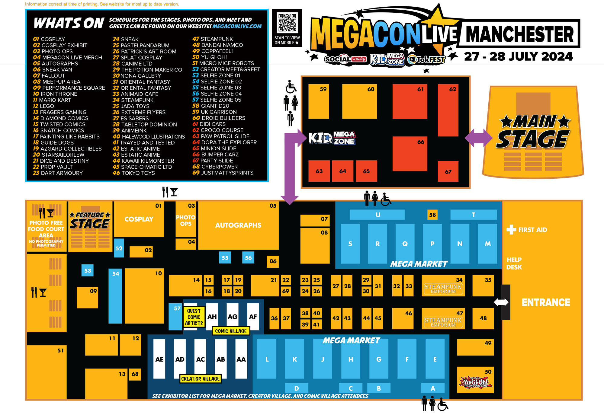 Schedule – Megacon Live